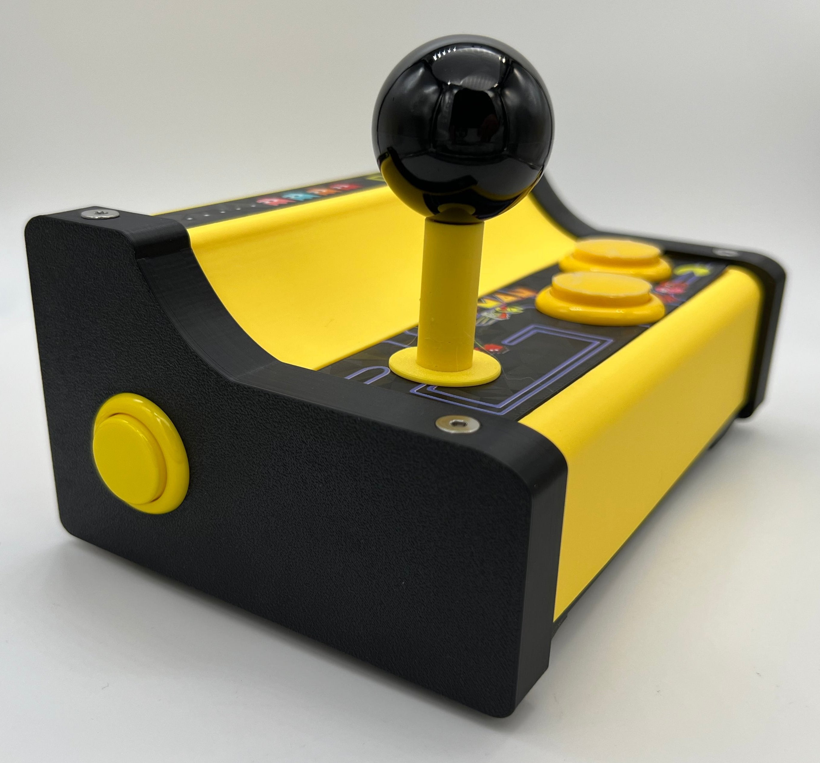USB Version 6 Button Plus Mode Button Pac-Man Themed Arcade Stick Cont ...