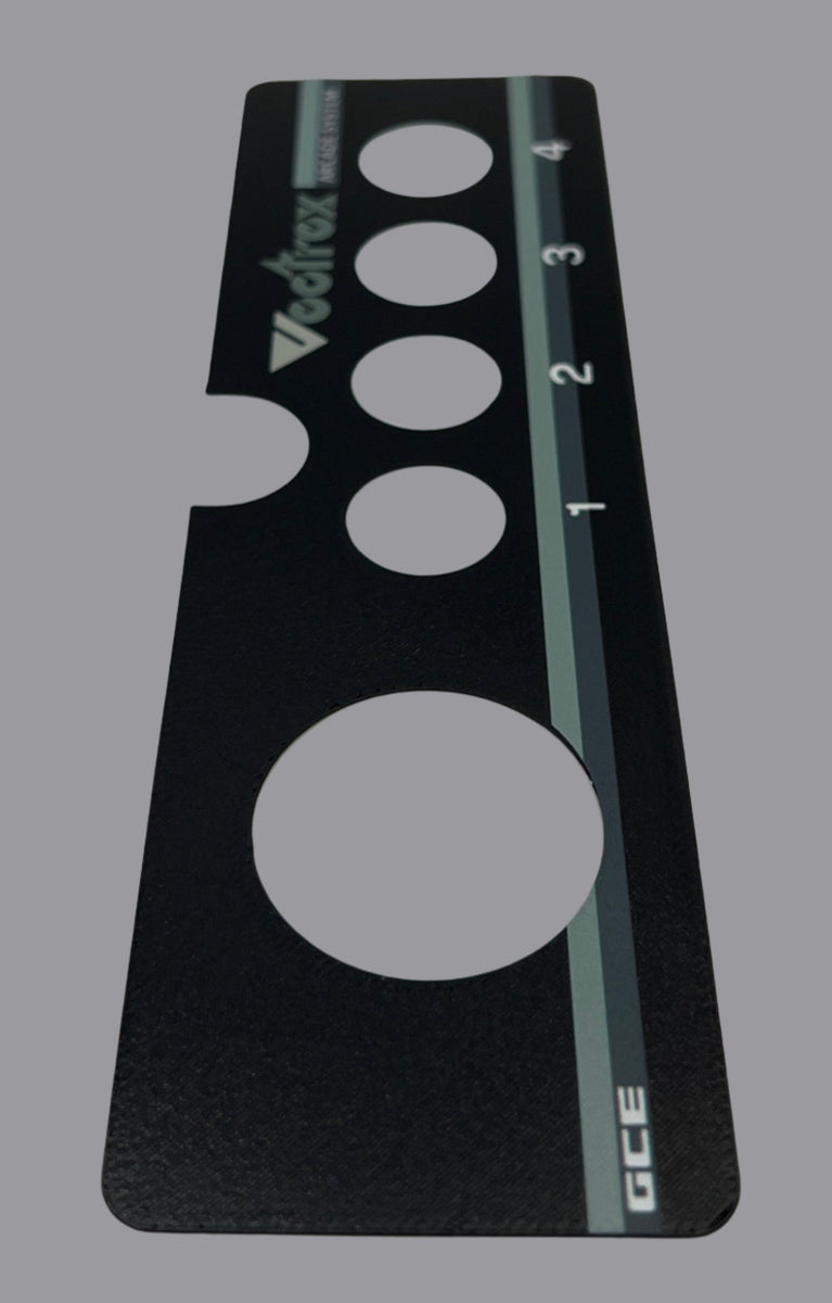Vectrex Controller Control Panel Overlay Label Sticker Decal Faceplate ...