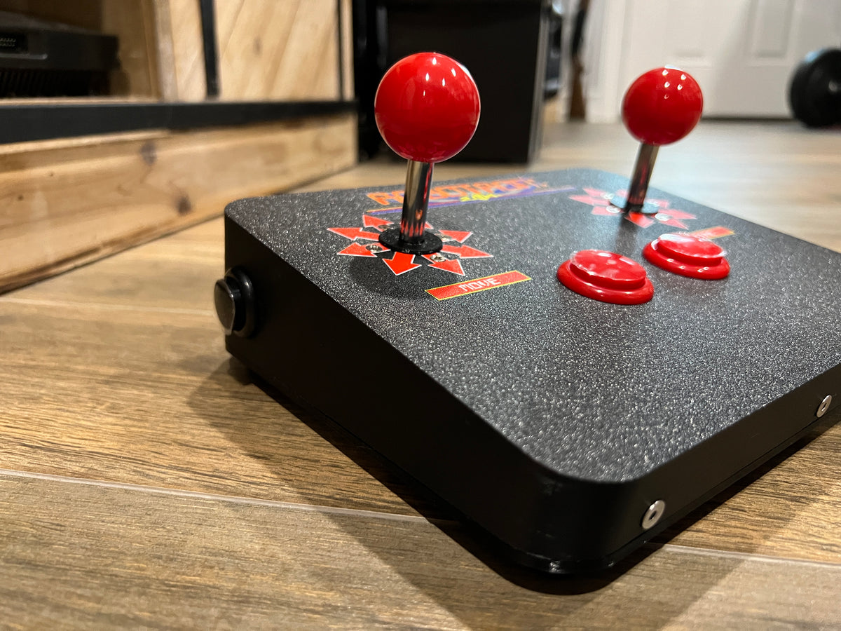 RetroGameBoyz USB Robotron Themed - 4 Button Arcade Stick - USB Versio ...