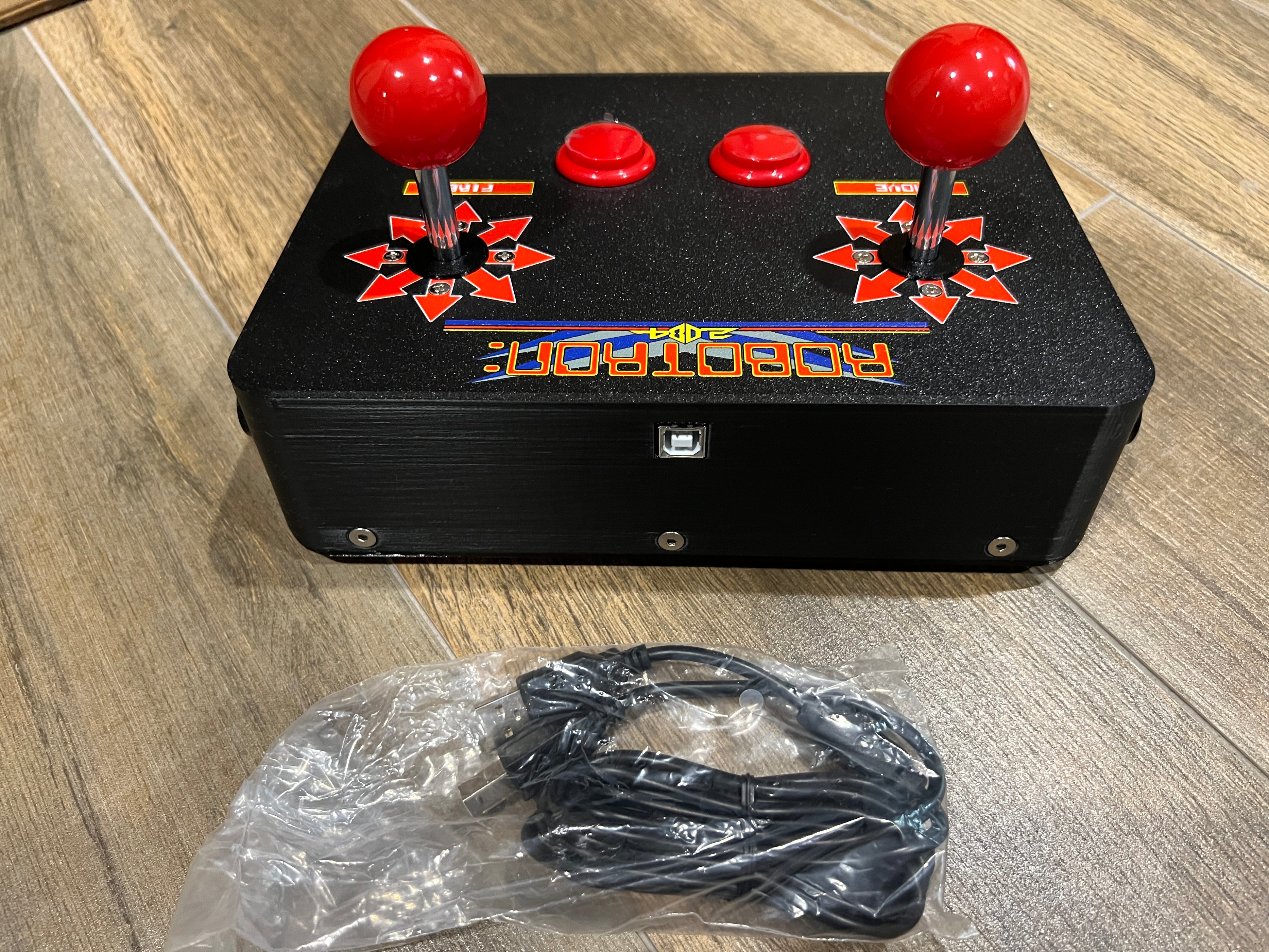 RetroGameBoyz USB Robotron Themed - 4 Button Arcade Stick - USB Versio ...