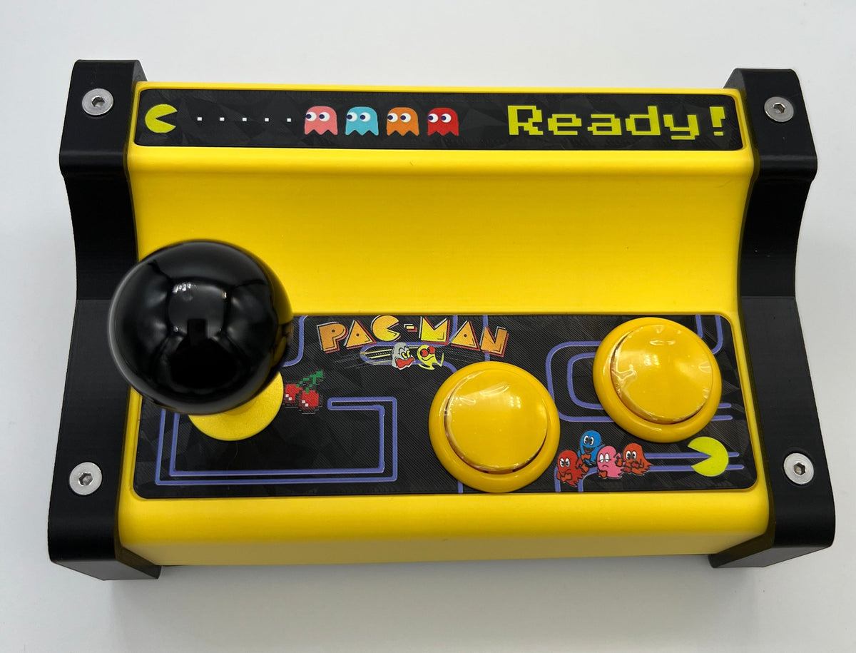 USB Version 6 Button Plus Mode Button Pac-Man Themed Arcade Stick Cont ...