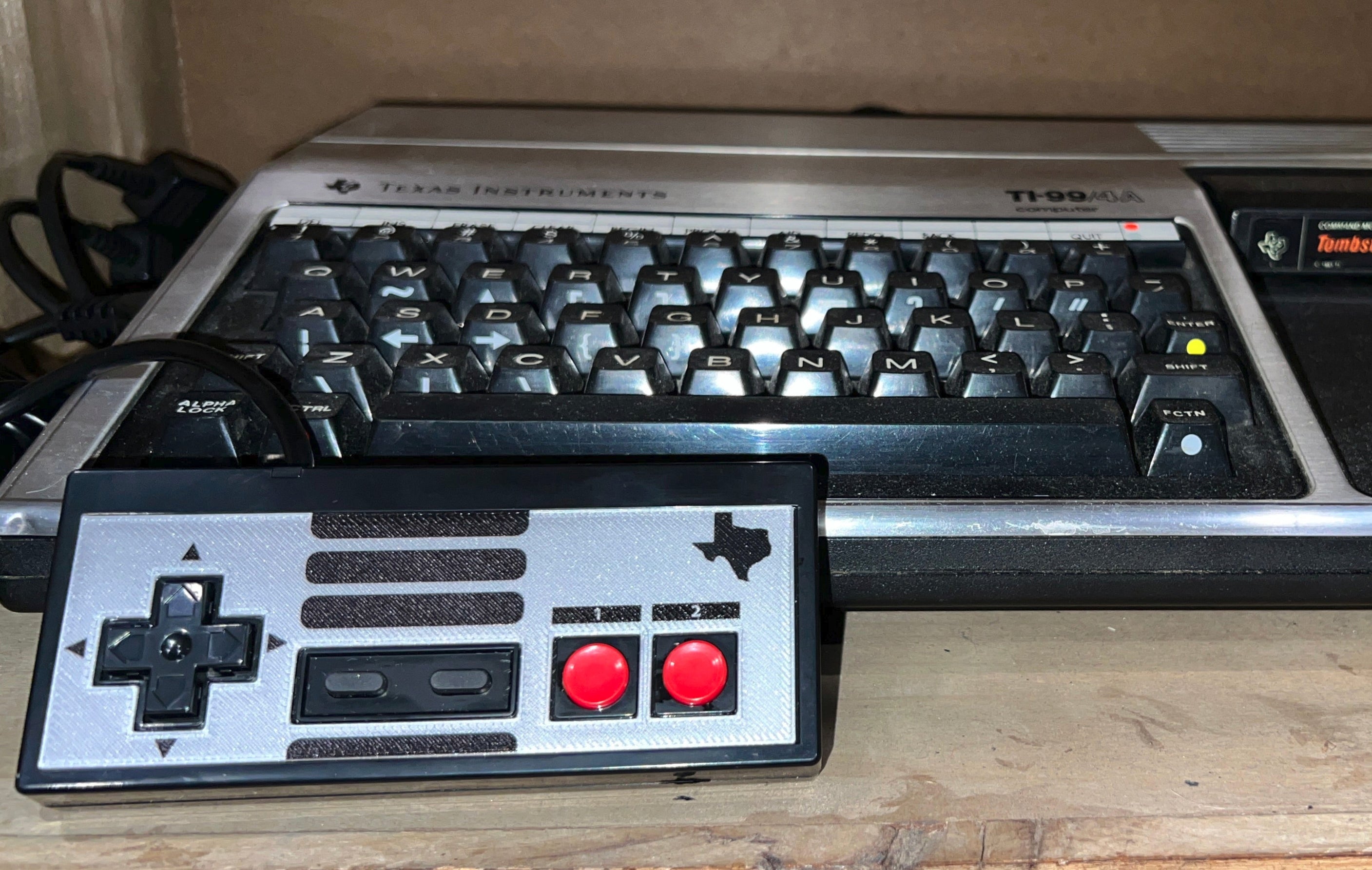 TI-99/4A TI-99 4A Joystick Controller Game Control Pad Texas Instrumen ...