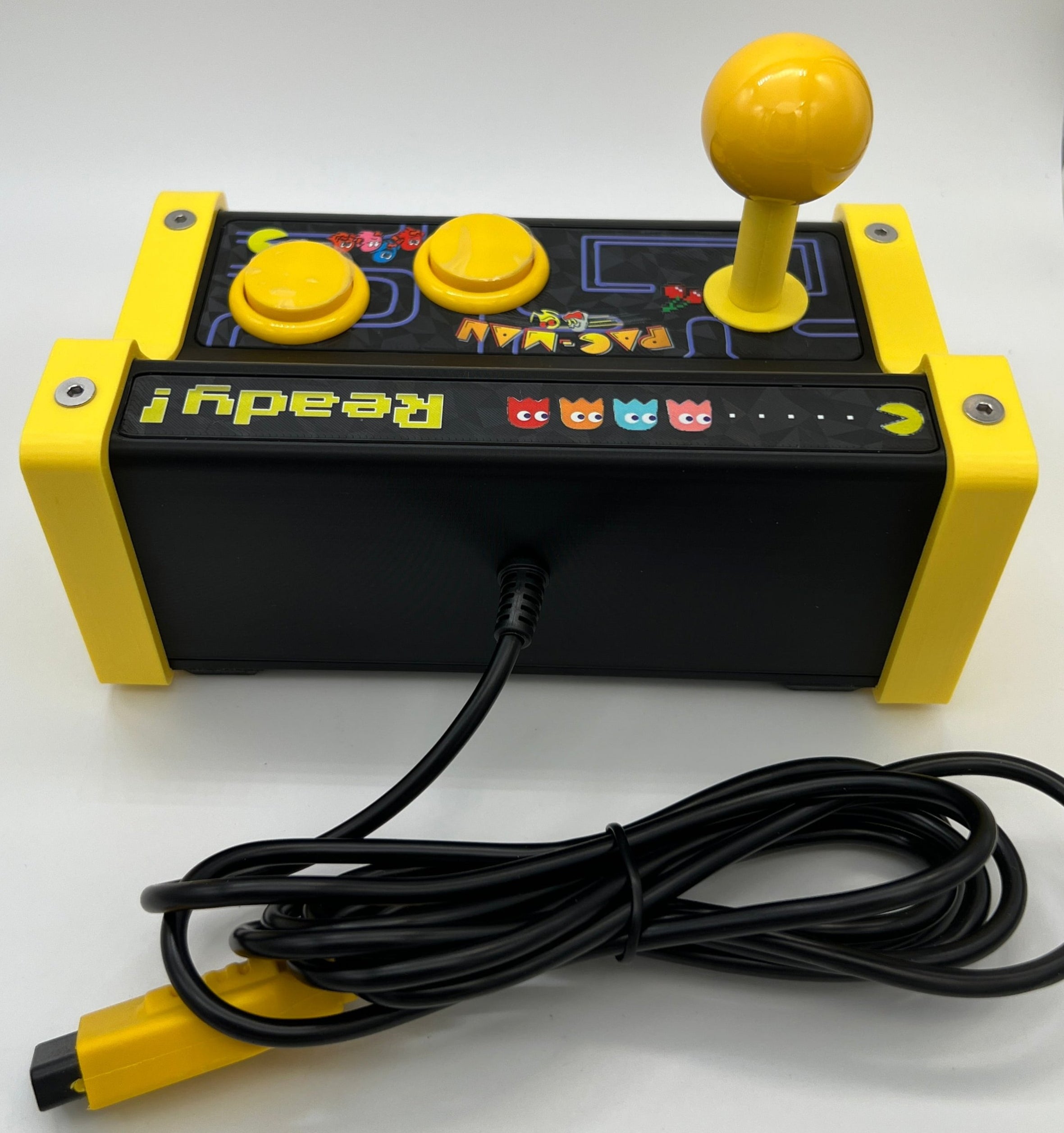 Pac-Man Themed Atari 7800 2600 2600+ Arcade Stick Controller Joystick ...
